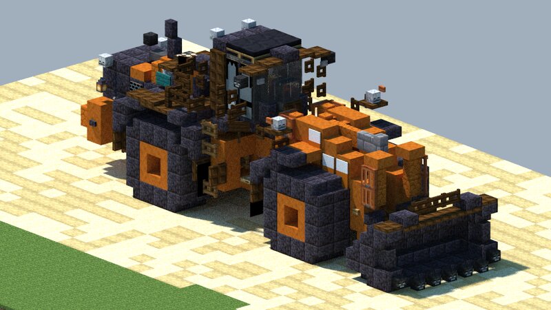 Hitachi ZW550-6, Wheel loader [With Download] Minecraft Map