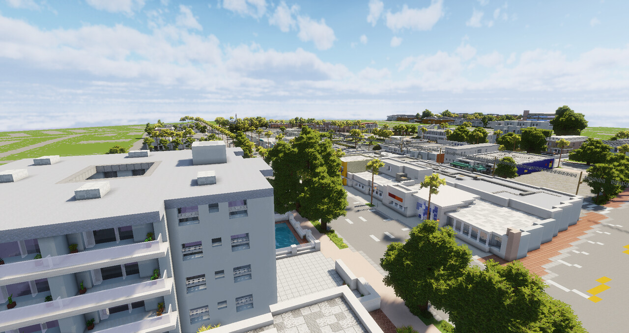 Suburb Replica - Normandy Dr, Miami Beach, Florida Minecraft Map