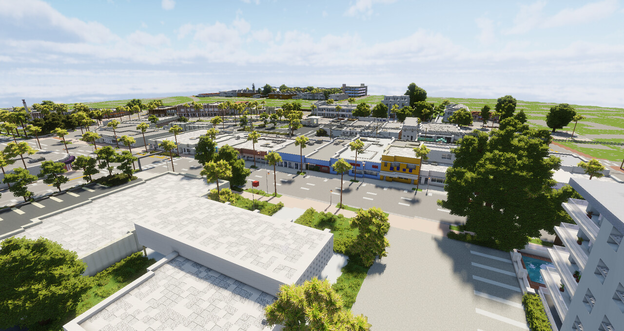 Suburb Replica - Normandy Dr, Miami Beach, Florida Minecraft Map