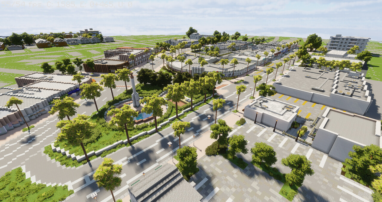 Suburb Replica - Normandy Dr, Miami Beach, Florida Minecraft Map
