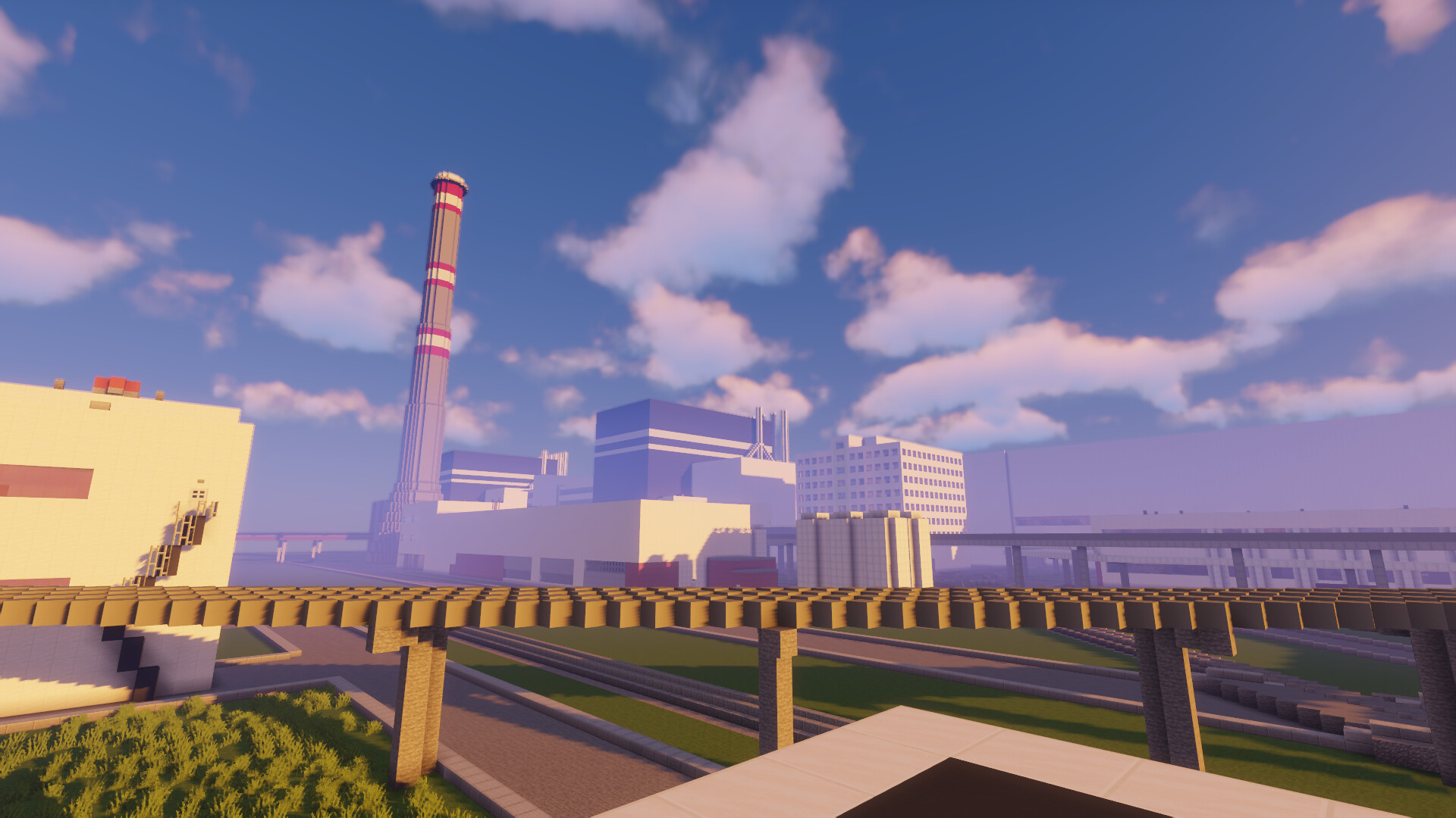 Chernobyl nuclear power plant. Minecraft Map