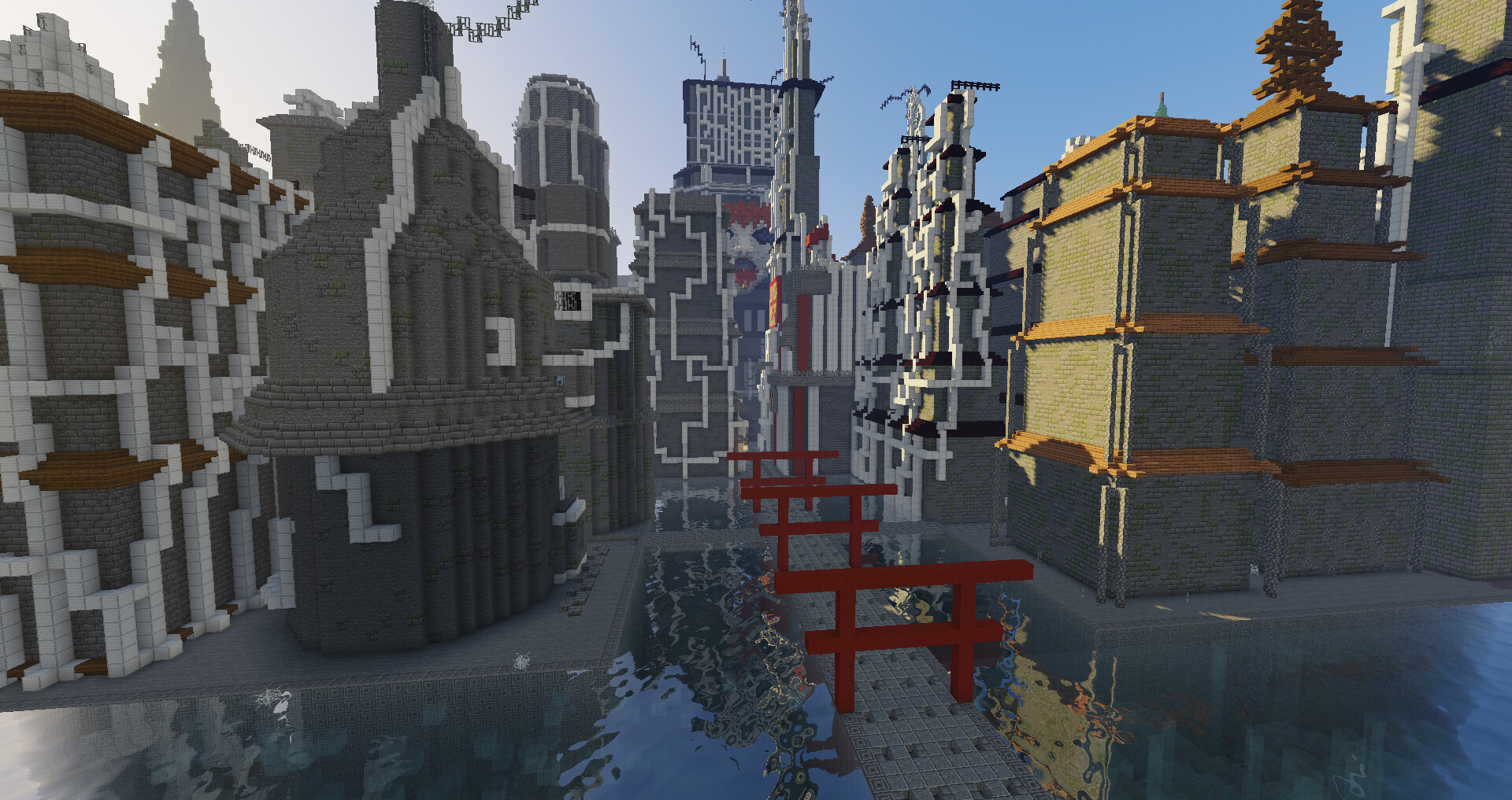 Hidden Rain Village / Amegakure - Naruto Roleplay Adventures Minecraft Map