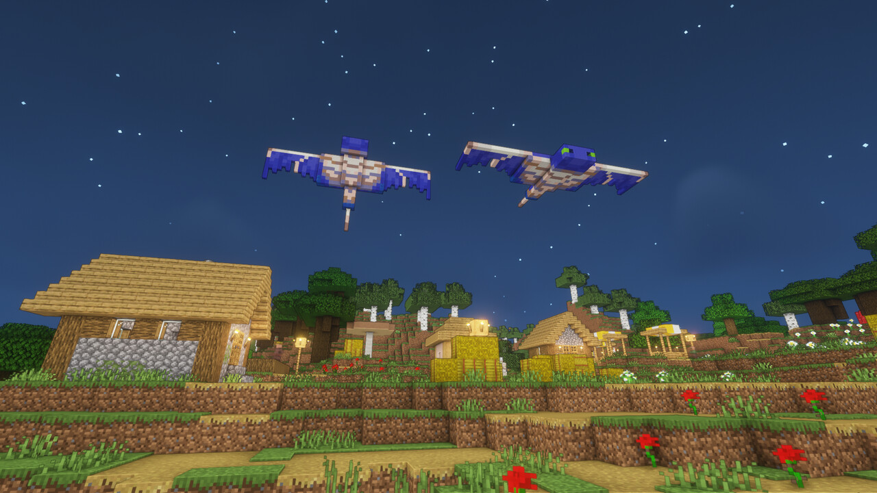 Phantom Mob Statues Minecraft Map