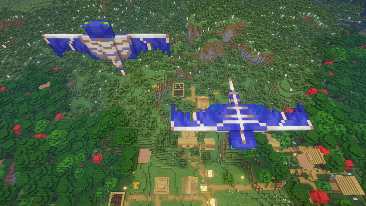 Phantom Mob Statues Minecraft Map