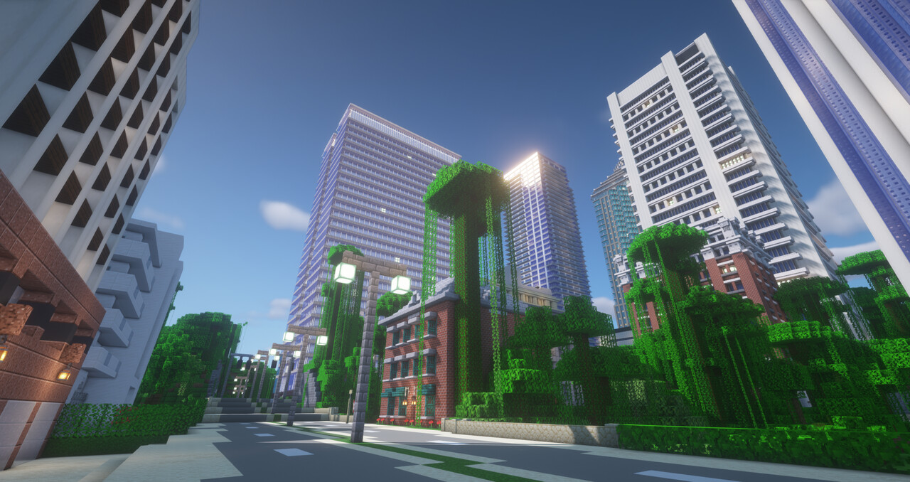 1:1 Azure City Minecraft Map