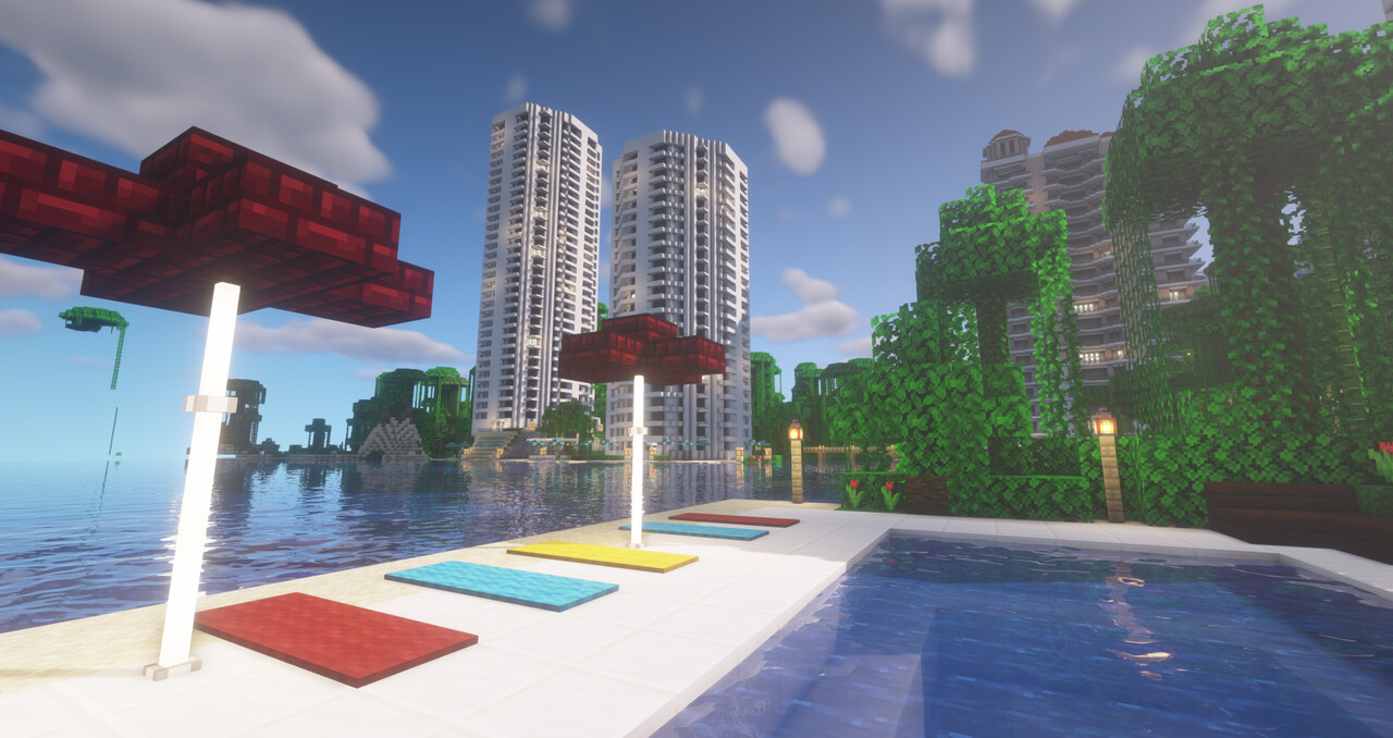 1:1 Azure City Minecraft Map