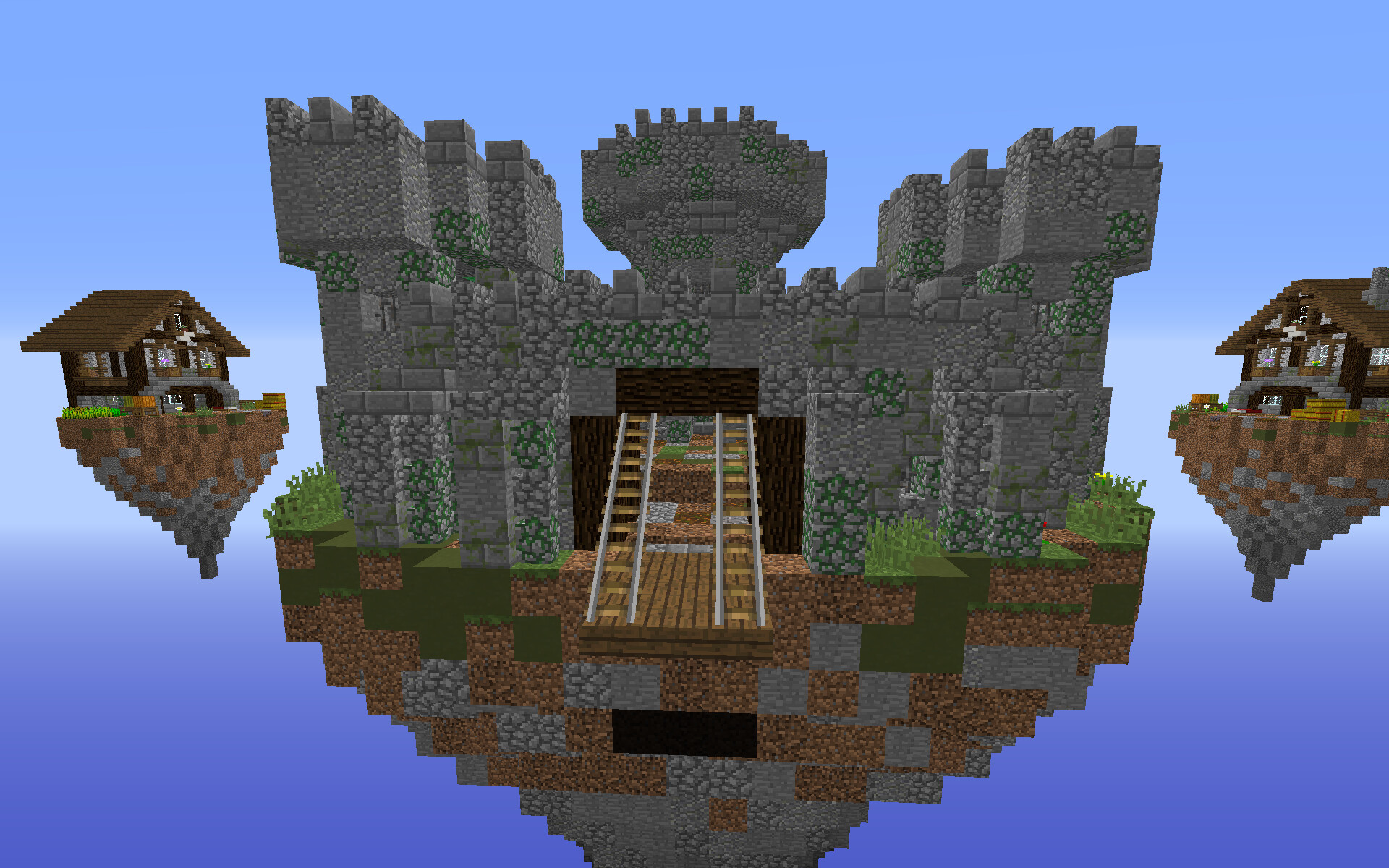 medieval themed bedwars 8x1 or 8x2 map (hypixel layout) Minecraft Map