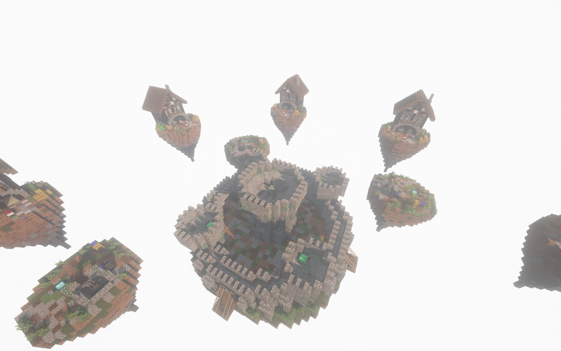 medieval themed bedwars 8x1 or 8x2 map (hypixel layout) Minecraft Map