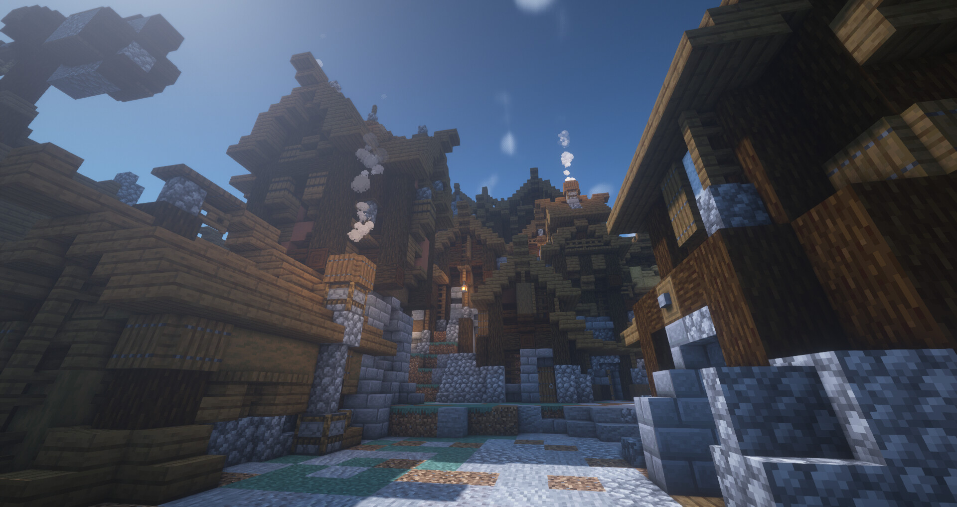 Aldinnheimr (ALD) Shipyard and docks Minecraft Map