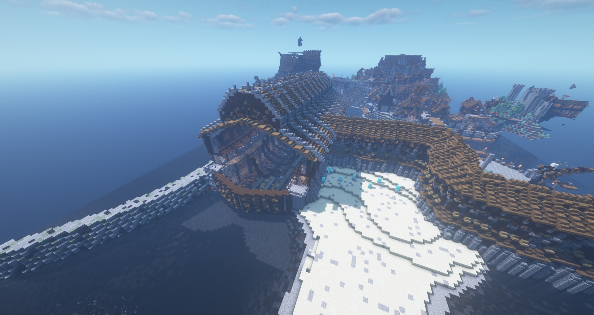 Aldinnheimr (ALD) Shipyard and docks Minecraft Map