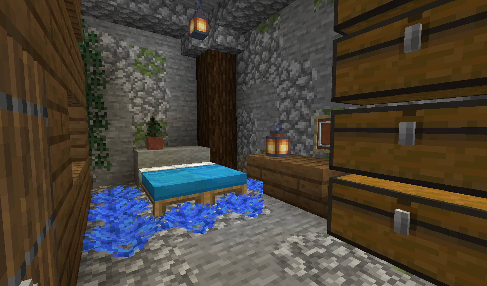 Create Mod hidden base! Minecraft Map