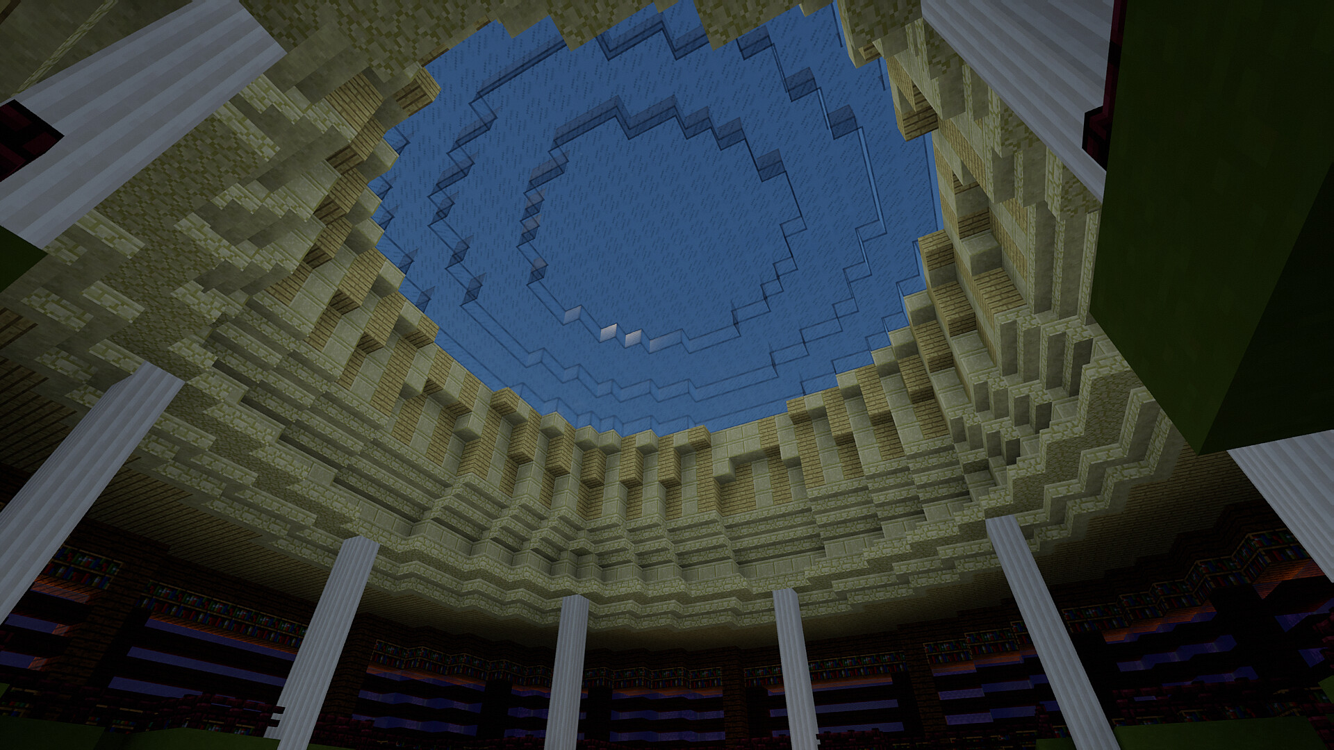 the library doctor who series 4 Minecraft Map