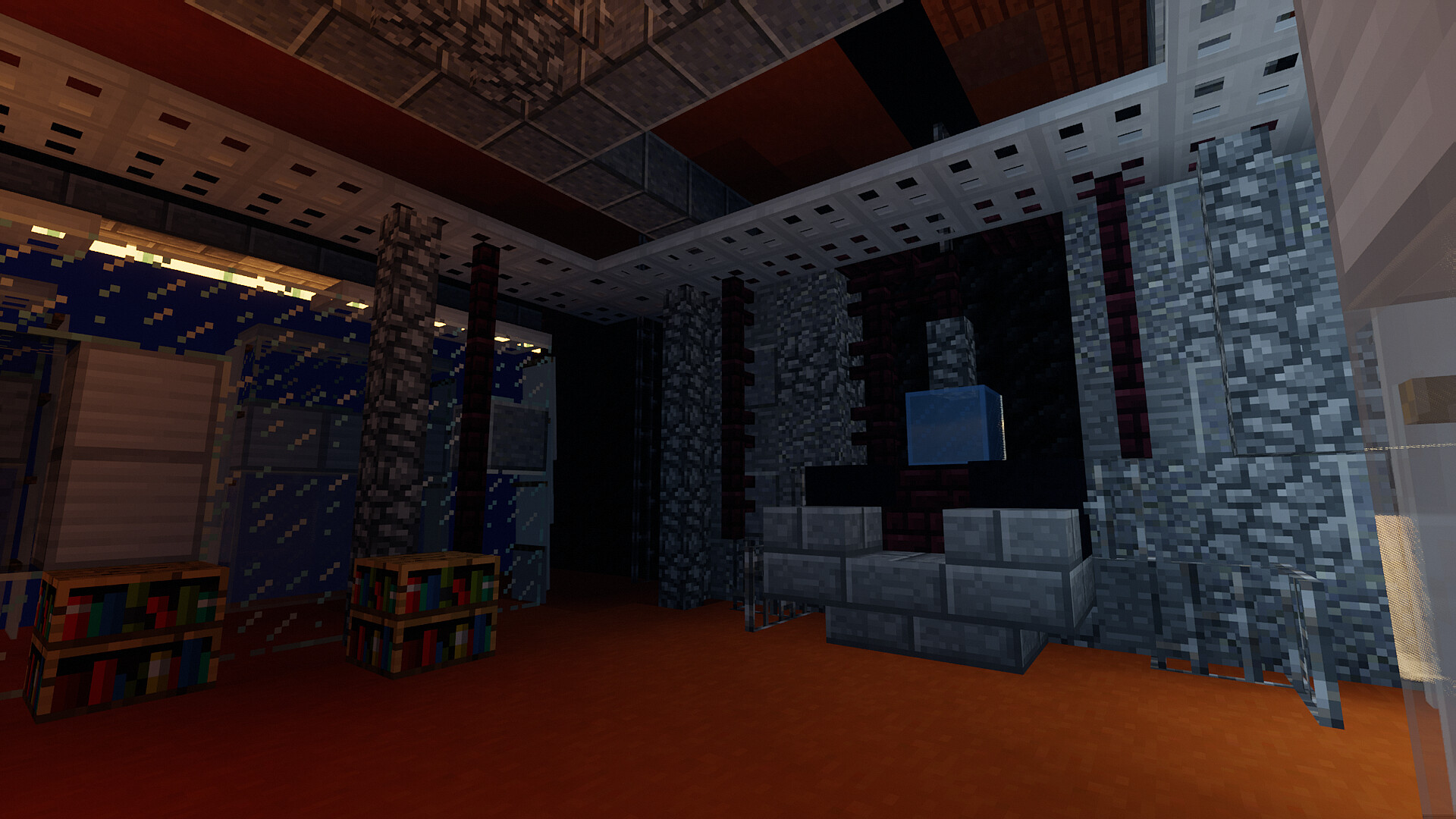 the library doctor who series 4 Minecraft Map