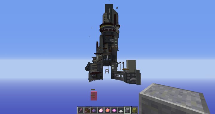 Futuristic prison spawn and a few other things Minecraft Map