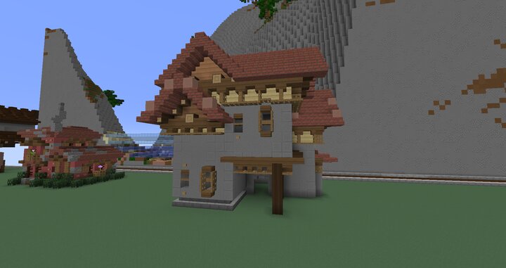 Futuristic prison spawn and a few other things Minecraft Map