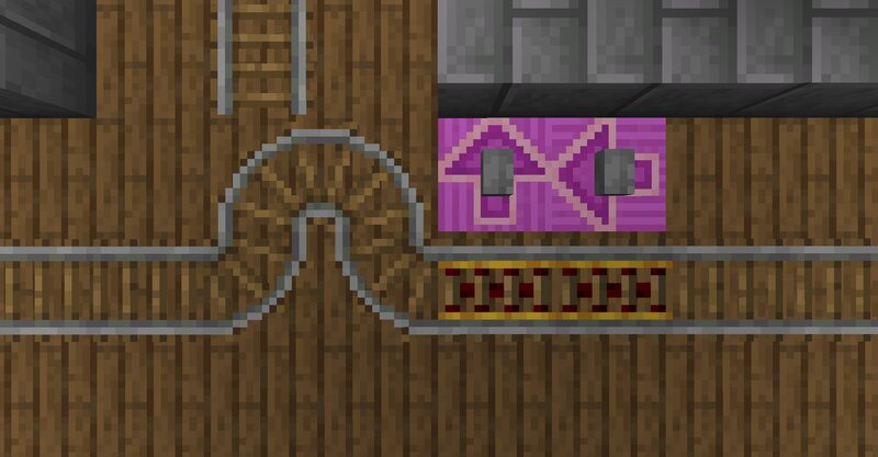 Specialized T Junction for Railway Stations Minecraft Map