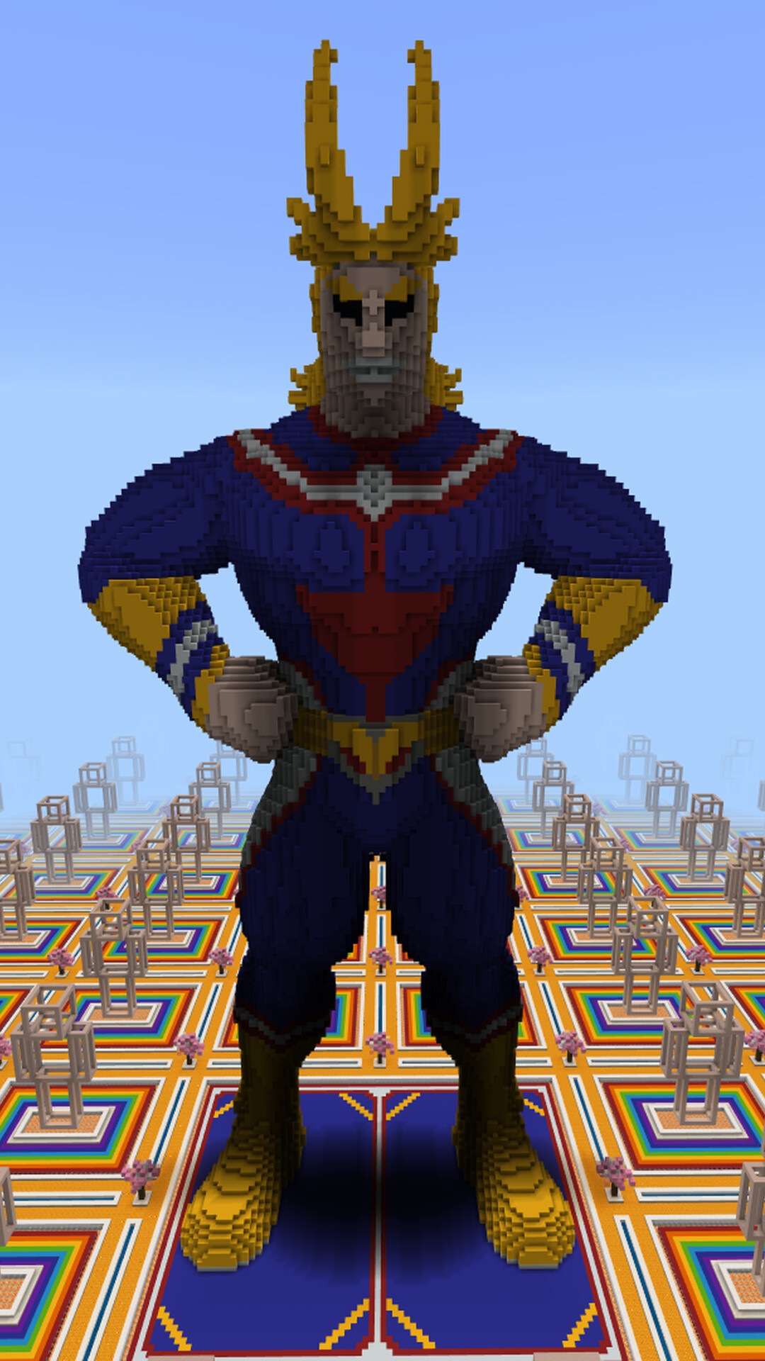 All Might - My Hero Academia - Statue Minecraft Map
