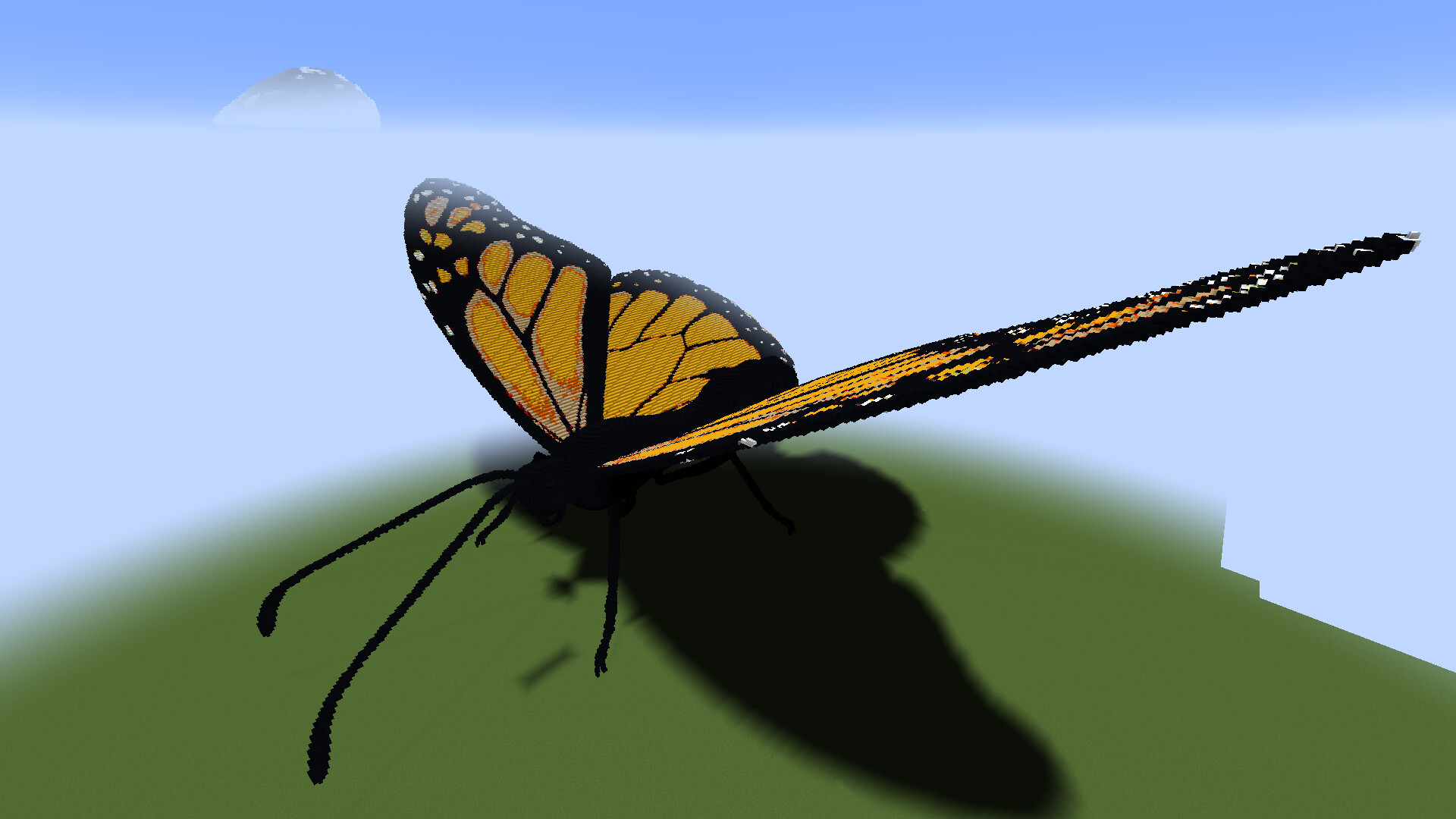 Butterfly Statue - four different sizes! Minecraft Map