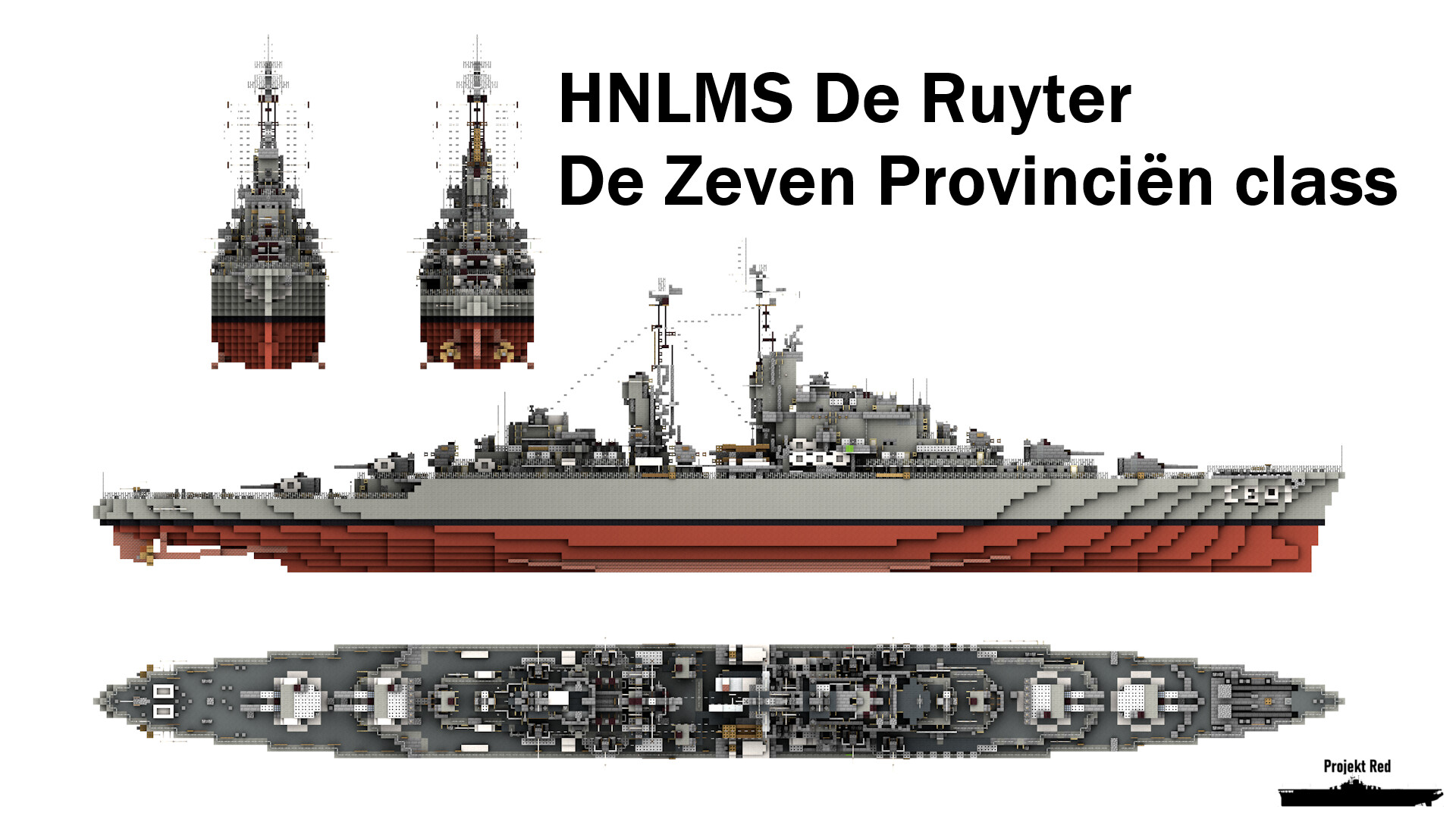 HNLMS De Ruyter C801 Minecraft Map
