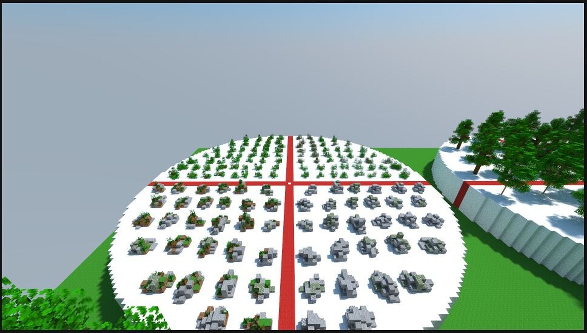 jungle schematic and example showcase Minecraft Map
