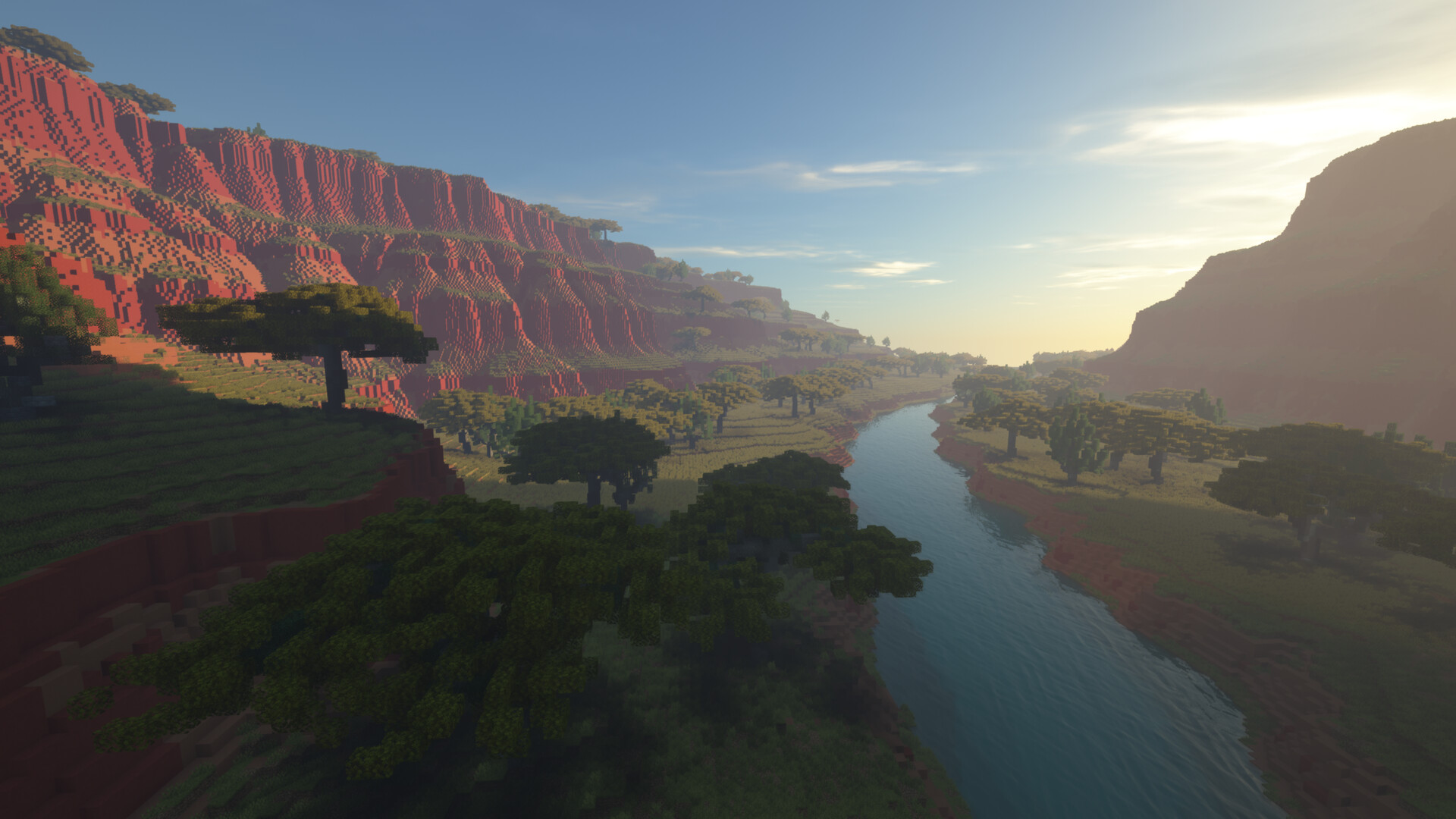 Canyon River Terrain Minecraft Map