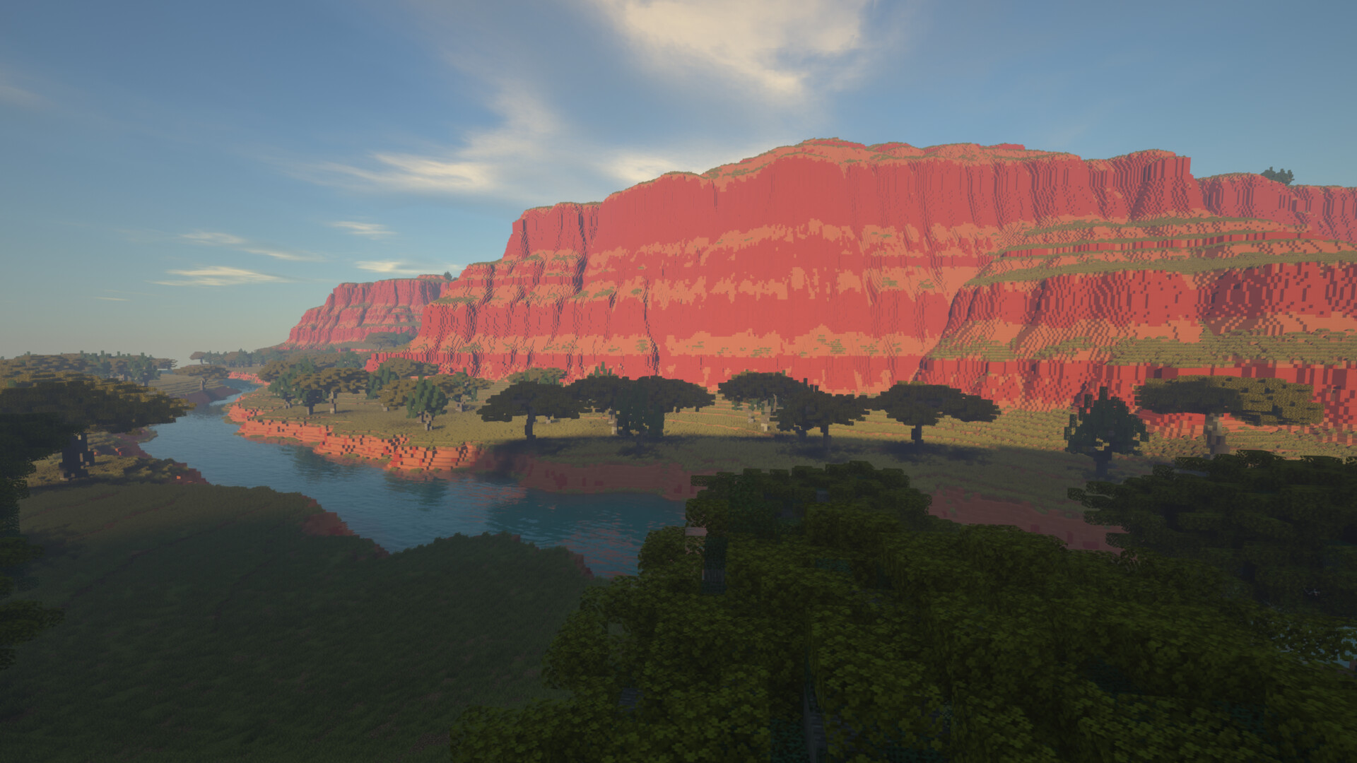 Canyon River Terrain Minecraft Map