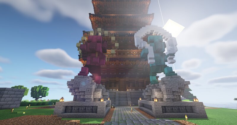 My Japanese Survival Base Minecraft Map