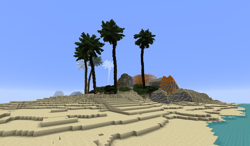 Tropical Island Minecraft Map