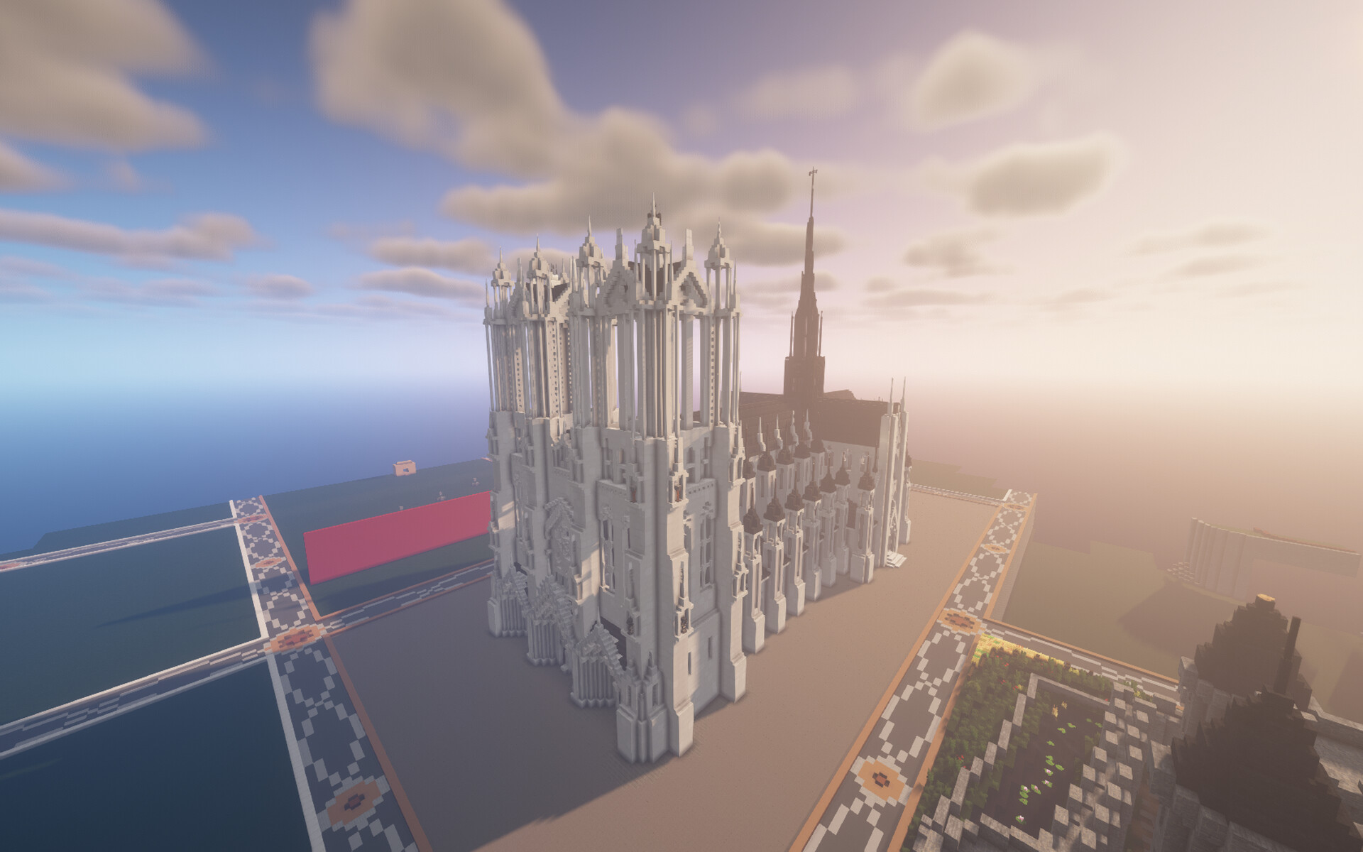 Medieval Gothic Cathedral Minecraft Map