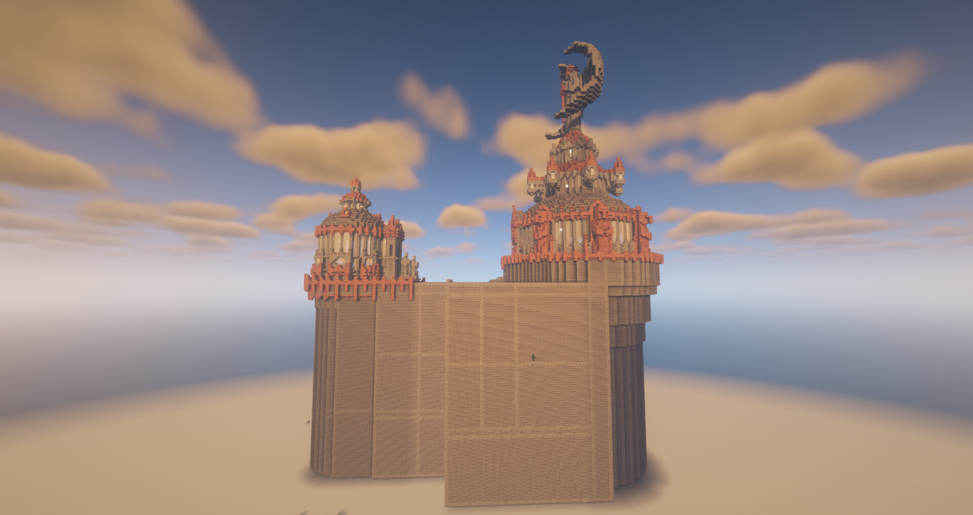 Haven Style Capitol, HoMM V inspiration by QbaQ Minecraft Map