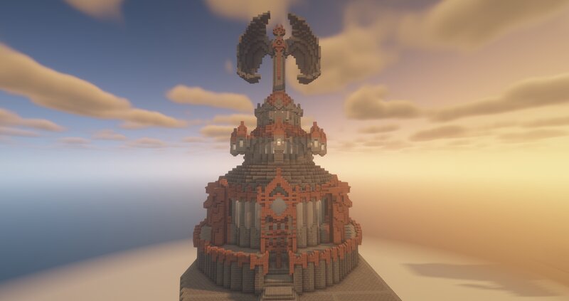 Haven Style Capitol, HoMM V inspiration by QbaQ Minecraft Map