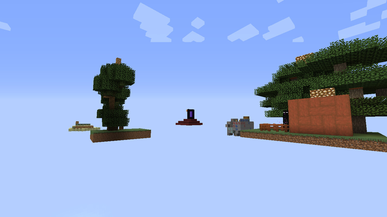 END SKY BLOCK Minecraft Map
