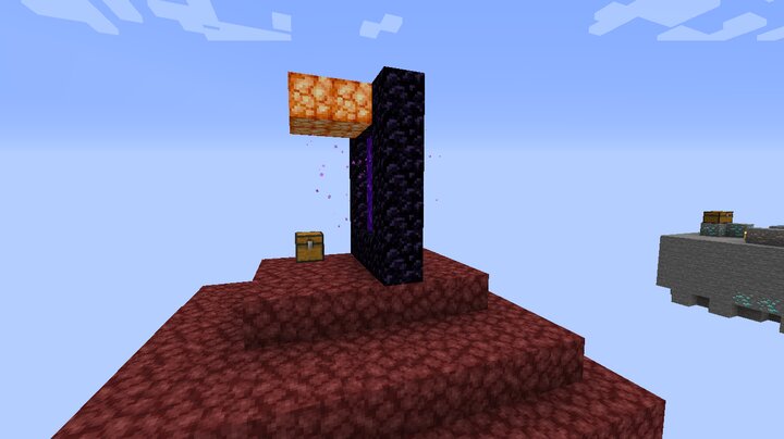 END SKY BLOCK Minecraft Map