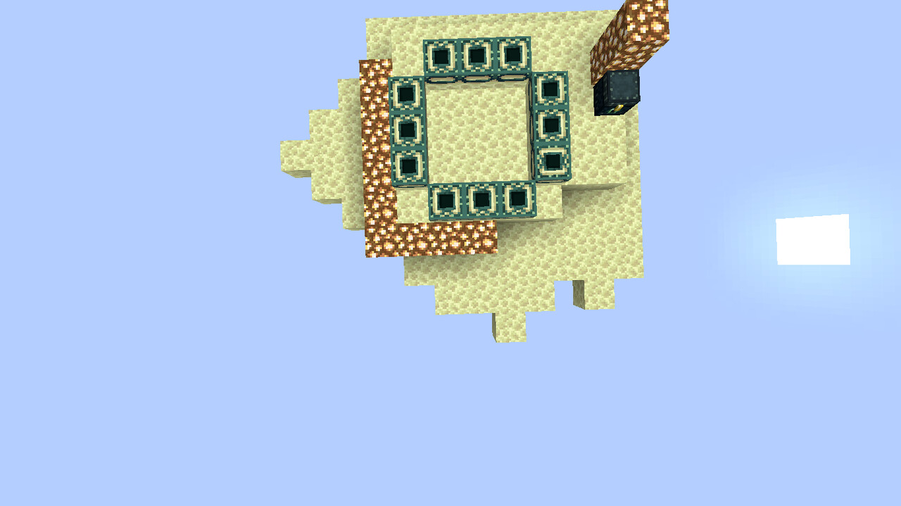 END SKY BLOCK Minecraft Map