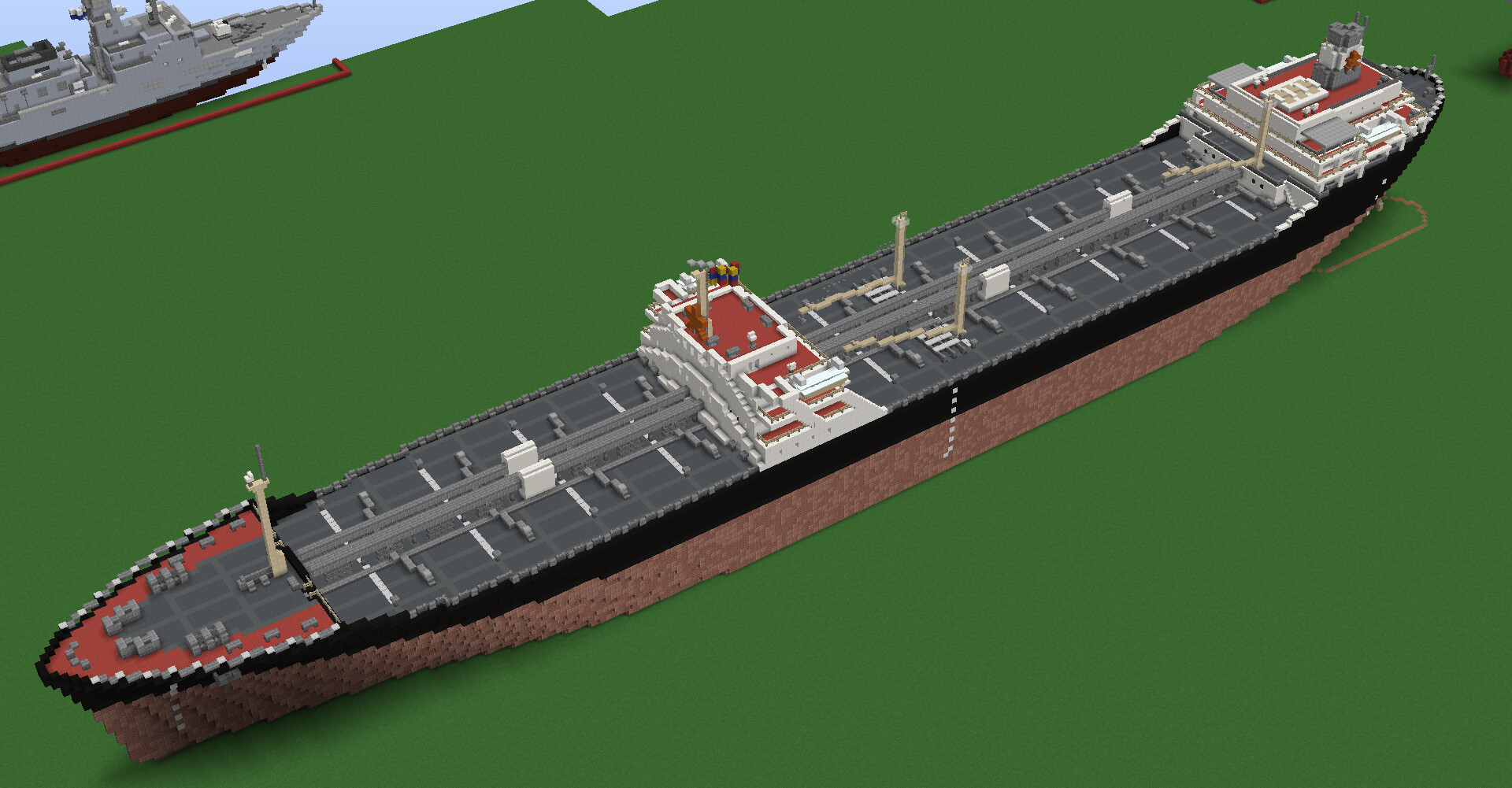 Esso Pembrokeshire (Oil Tanker) + Timelapse Minecraft Map