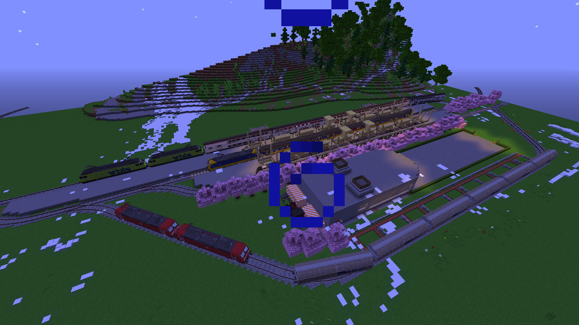 Mappa con ferrovia Immersive Railroading per 1.12.2 Minecraft Map
