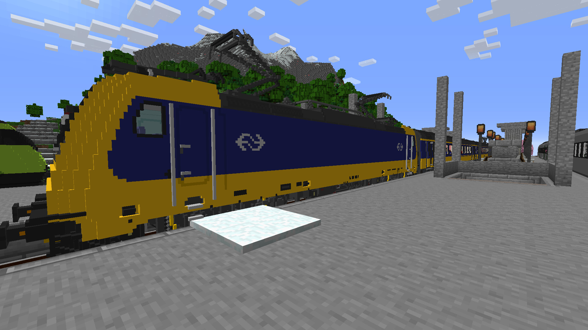 Mappa con ferrovia Immersive Railroading per 1.12.2 Minecraft Map