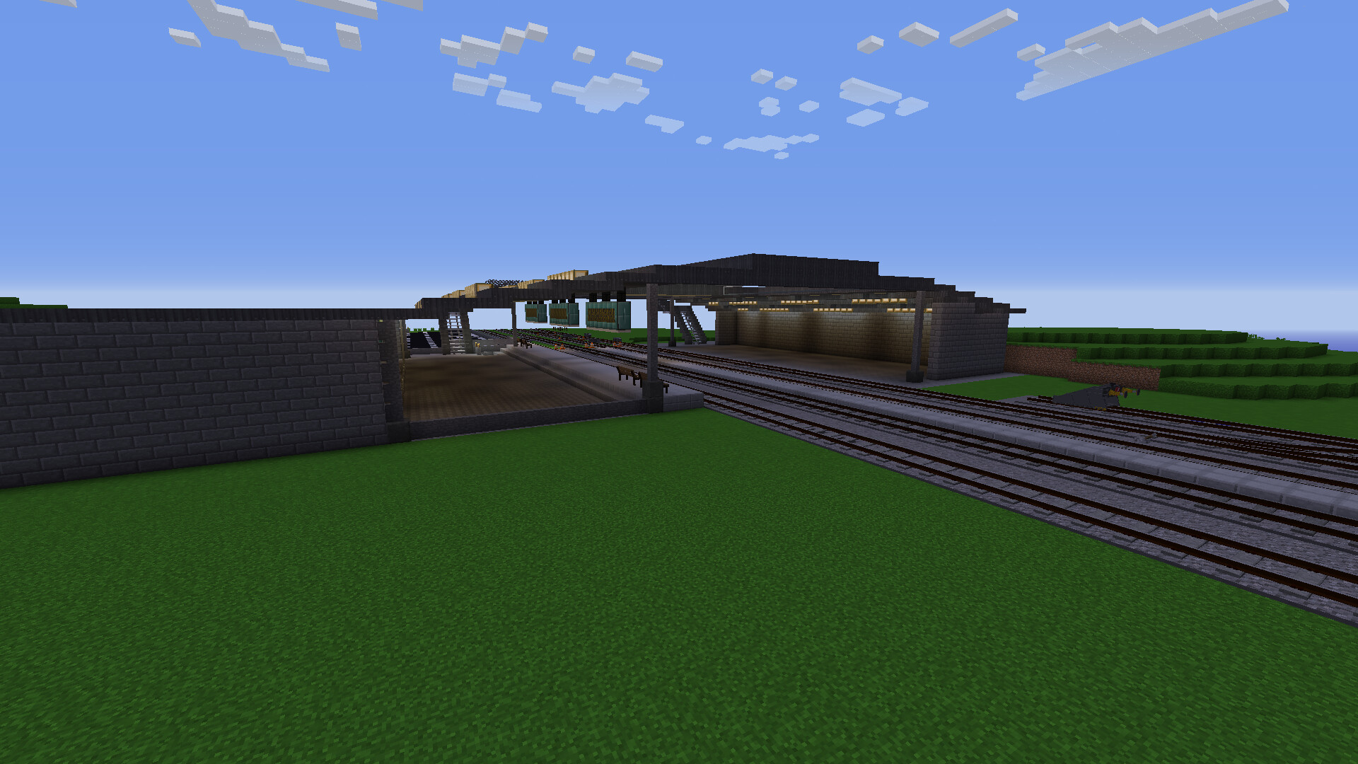 Mappa con ferrovia Immersive Railroading per 1.12.2 Minecraft Map