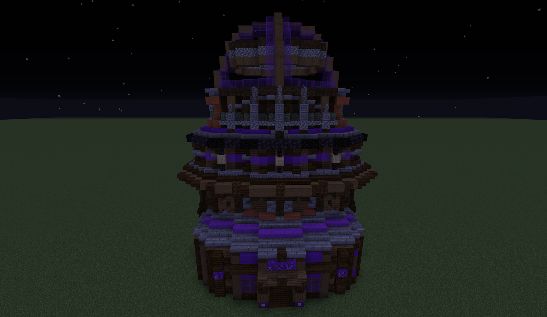 Purple Building Minecraft Map