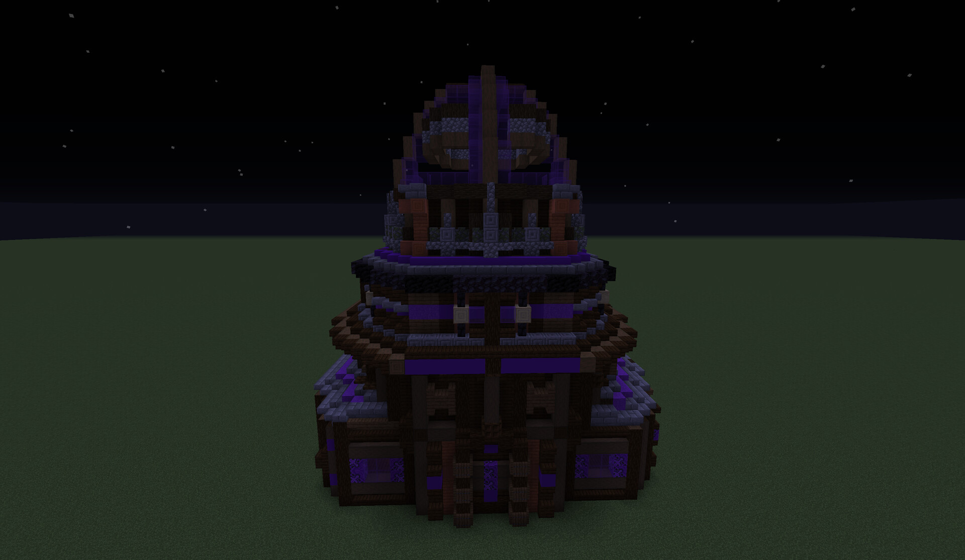 Purple Building Minecraft Map