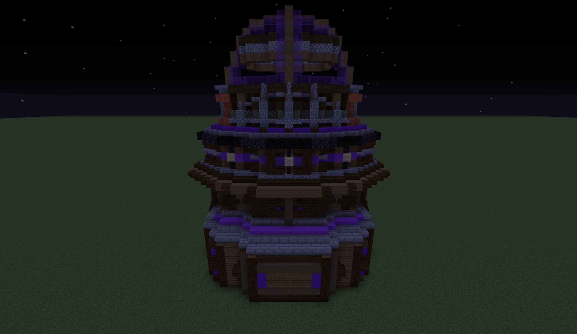 Purple Building Minecraft Map