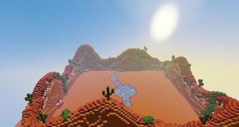 Arena Sahara 1v1/2v2 map Minecraft Map