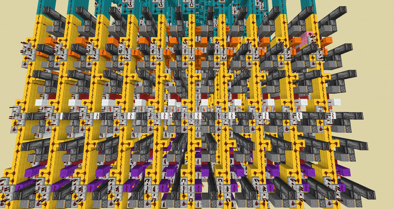 10 x 10 pixel art display Minecraft Map