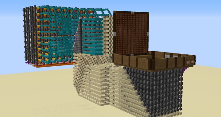 10 x 10 pixel art display Minecraft Map