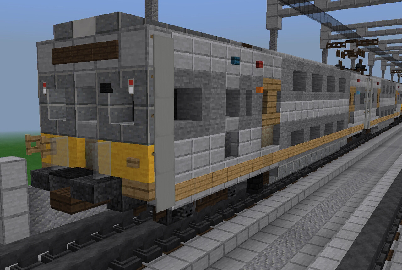 [1.5:1] Sydney Trains (CityRail) K Set Commuter Train Minecraft Map