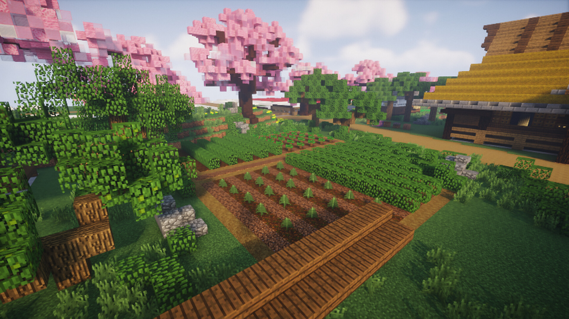 Farmers in Japan Edo Period Minecraft Map