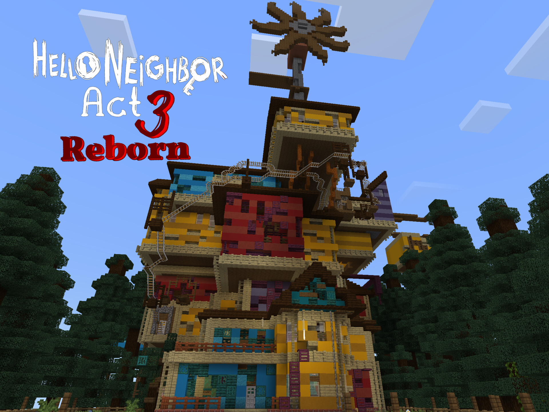 Hello Neighbor Act 3 Reborn! Minecraft Map