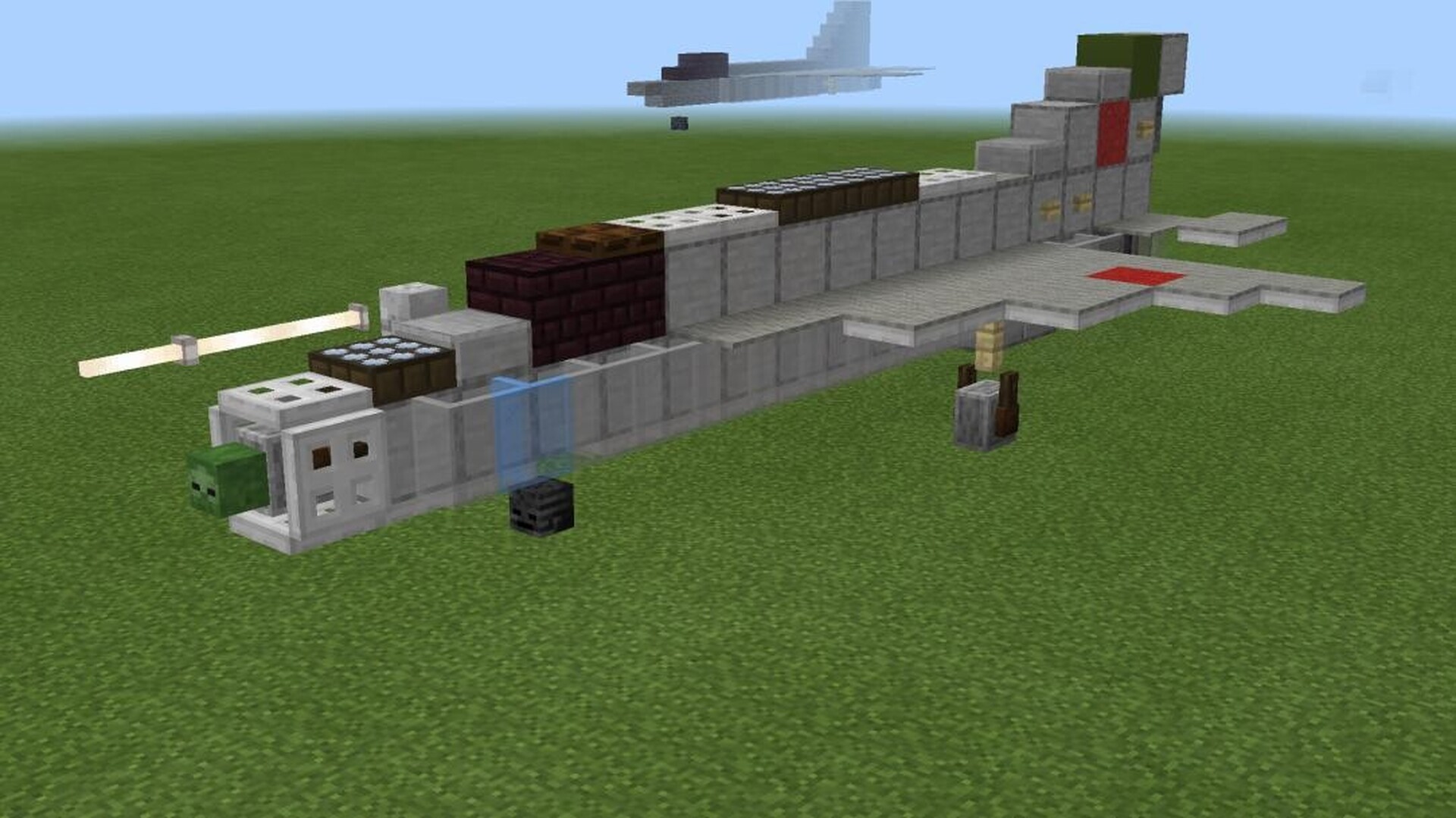 1.5:1 scale MiG-21 + some variants Minecraft Map