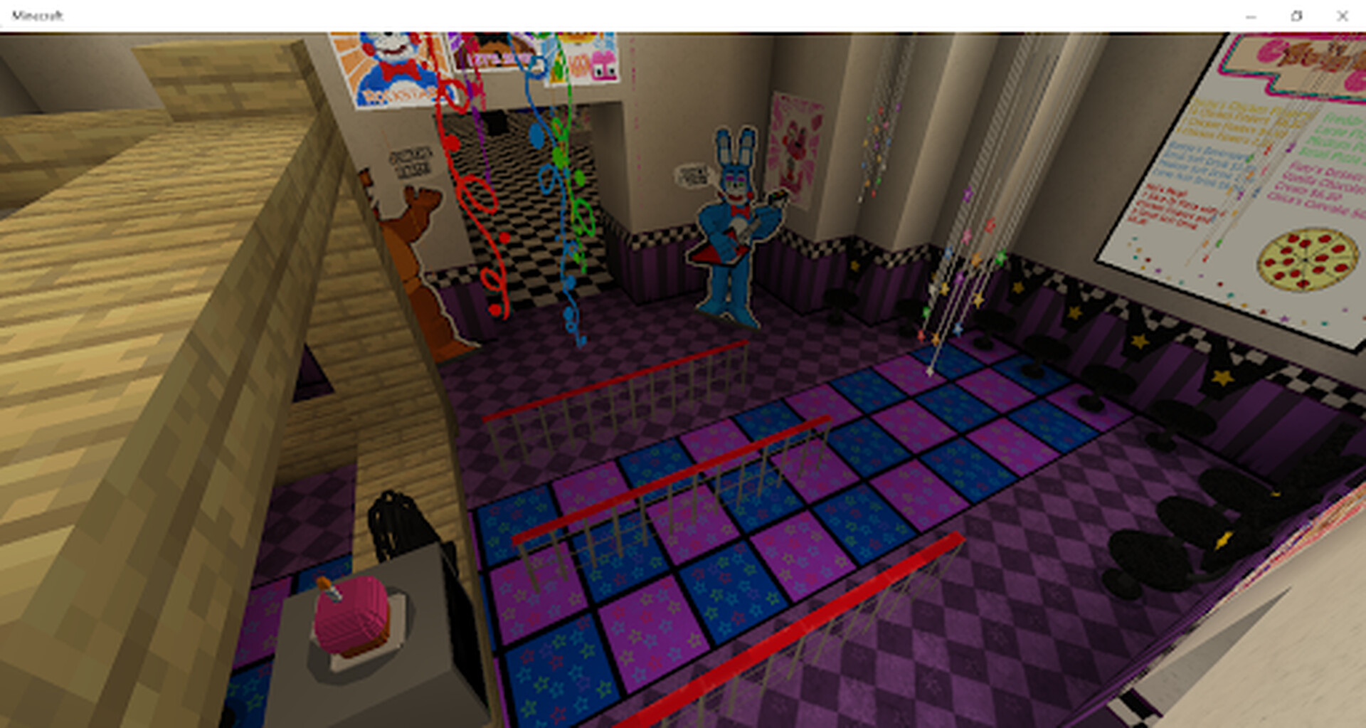 Five Night's At Freddy's 2 V2.2 map + events[BedRock] Minecraft Map