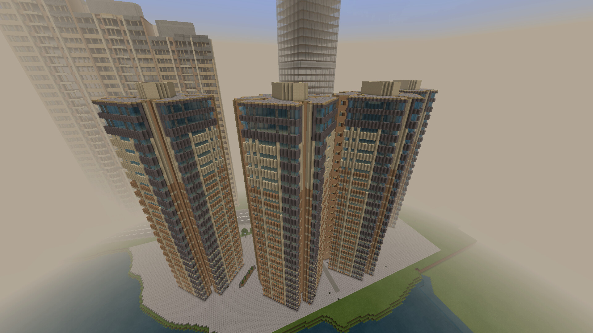 Guangqing City ( Singapore / Hong Kong Inspired ) Minecraft Map